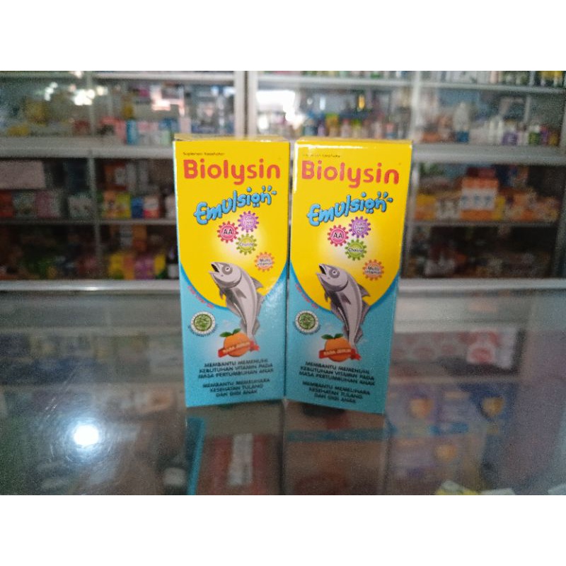 Jual BIOLYSIN EMULSION SIRUP 60ML | Shopee Indonesia