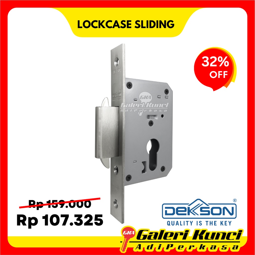 Jual Dekson Dekkson MTS SLD DL 84100 SSS Mortise Lock Body Kunci ...