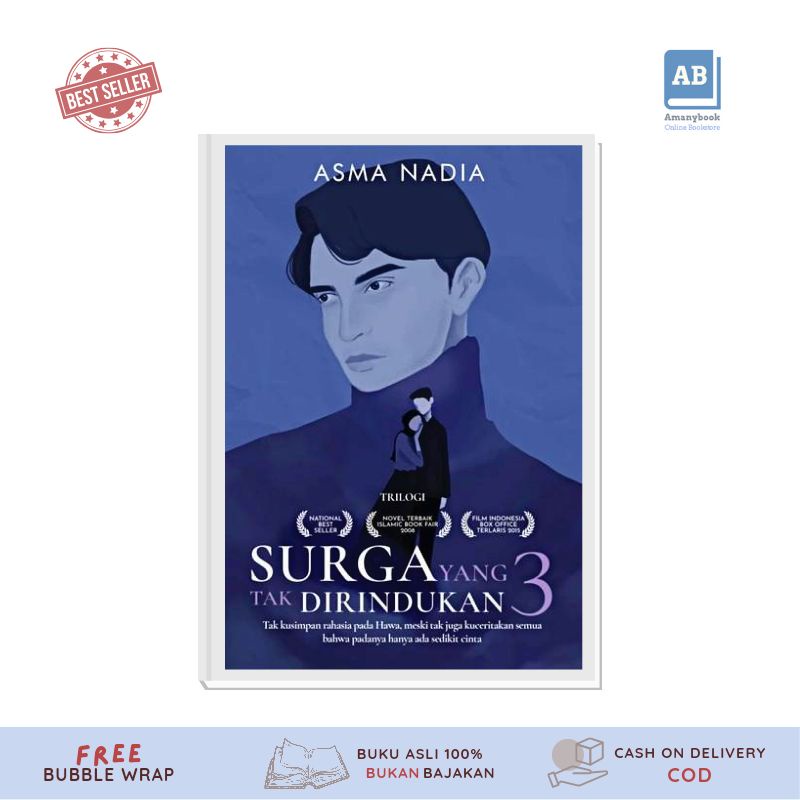 Jual Buku Novel Surga yang Tak Dirindukan 3 - Asma Nadia (100% Original) | Shopee Indonesia