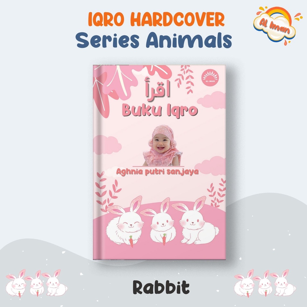 Jual Iqro Anak Hardcover Custom NAMA dan FOTO Buku Iqra Anak Besar ...