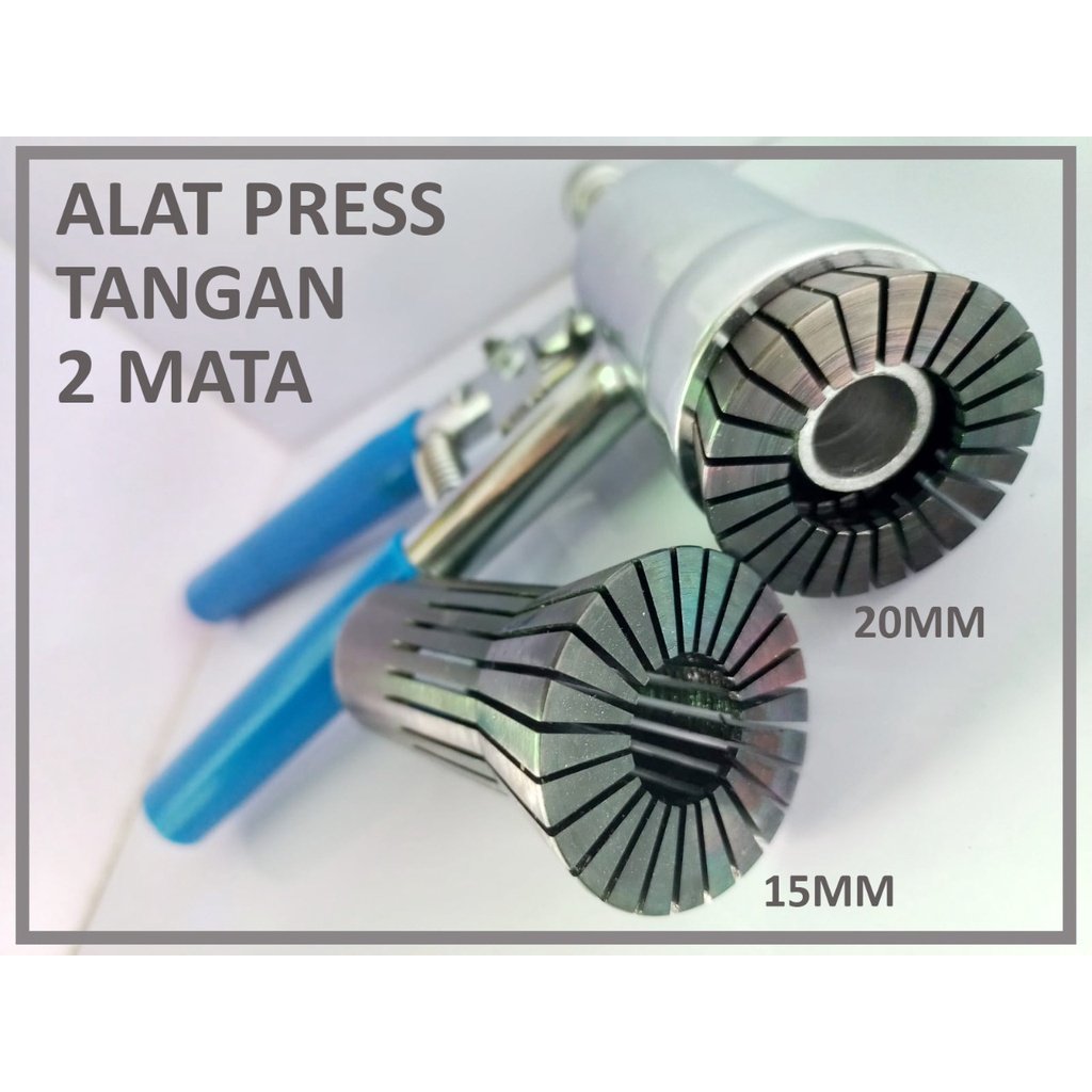 Jual Alat press tangan 2 Mata/15mm dan 20mm/Praktis dan mudah | Shopee ...