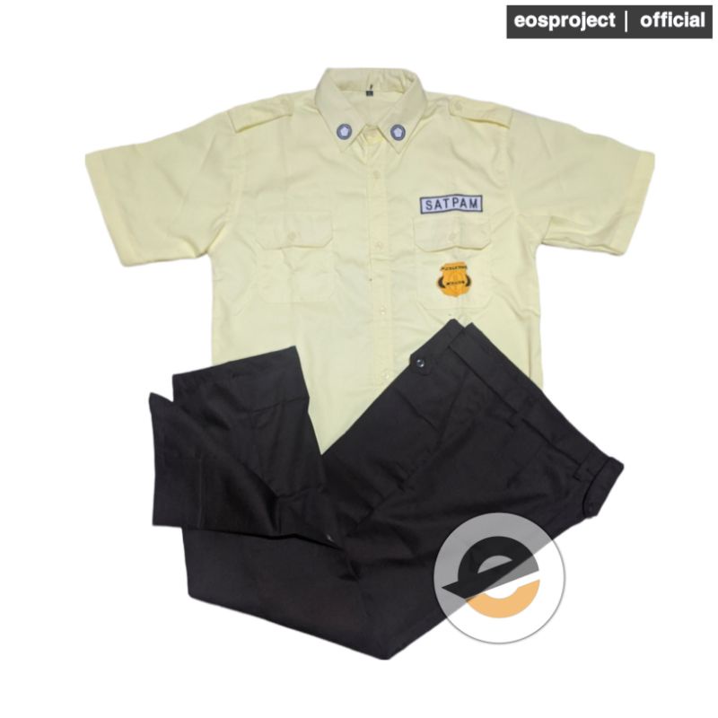 Jual PAKAIAN SERAGAM PDH SATPAM SECURITY CREAM TERBARU | Shopee Indonesia