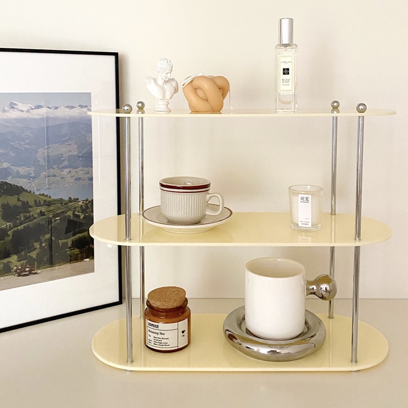 Jual Korean Style Acrylic Rack/Rak Akrilik Estetik/Aesthetic Rack ...