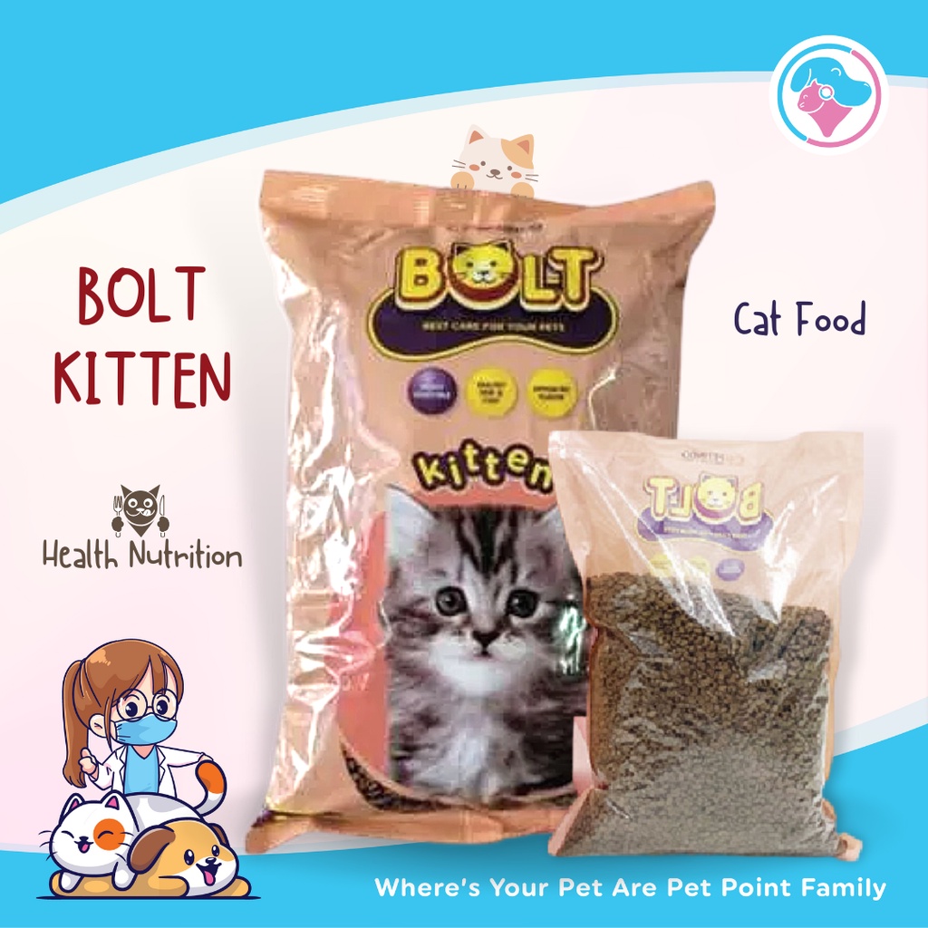 Jual BOLT Kitten Makanan Kering Kucing 1kg - Pakan Dry Food untuk Anak ...