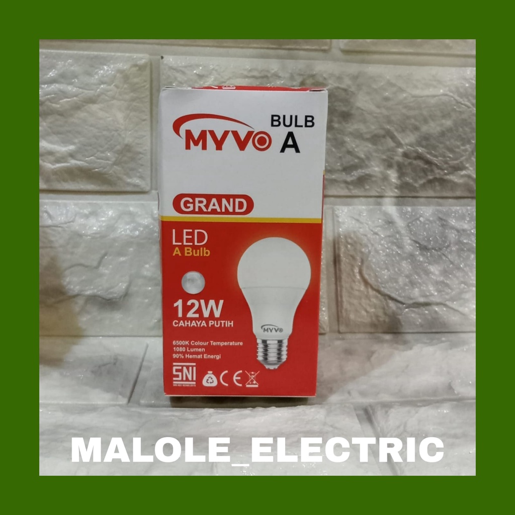 Jual Lampu Led Myvo Grand A Bulb 12 watt | Shopee Indonesia