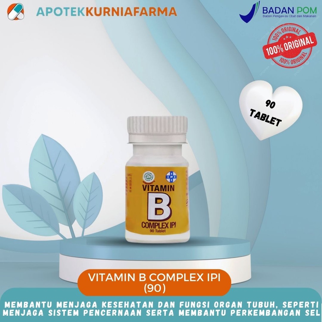 Jual Vitamin B Complex IPI (isi 80) | Shopee Indonesia