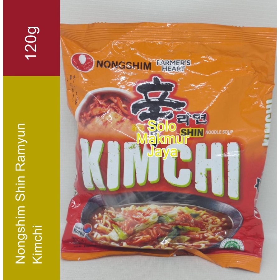 Jual Nongshim Shin Ramyun Kimchi 120g Mi Ramen Rasa Kimchi Made in ...