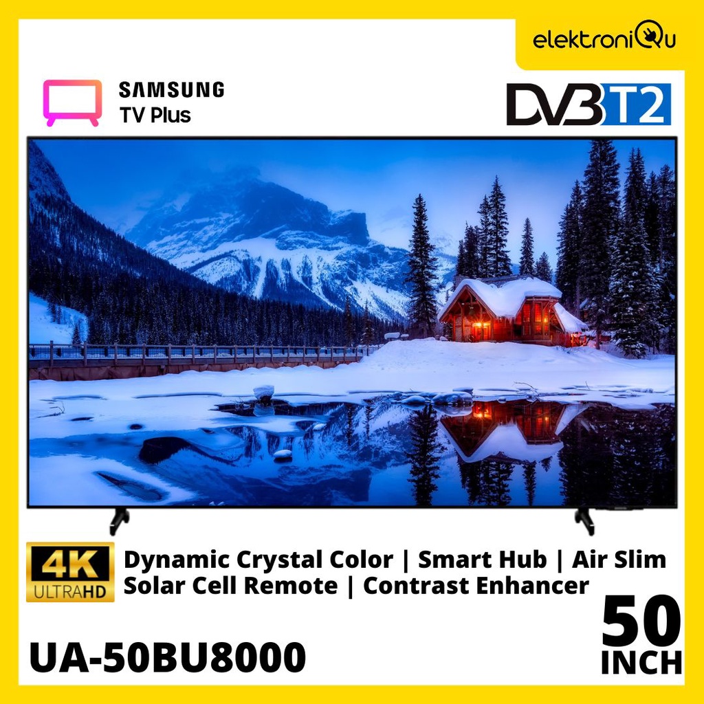 Jual LED TV SAMSUNG UA-50BU8000 50 INCH 4K CRYSTAL 4K UHD NEW 2022 ...