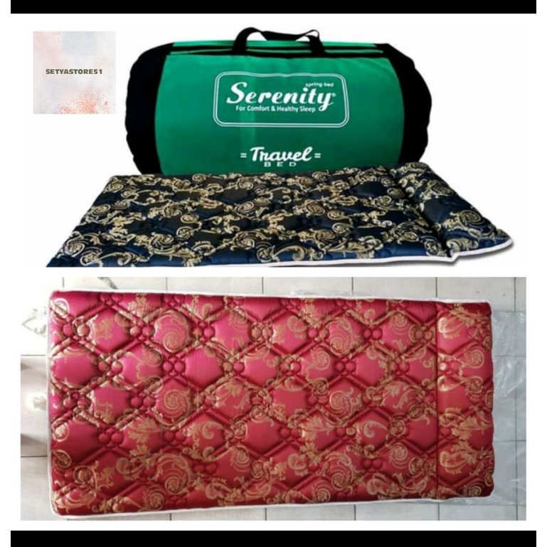Jual Travel Bed Serrenity Kasur Lipat Camping Portable Shopee Indonesia