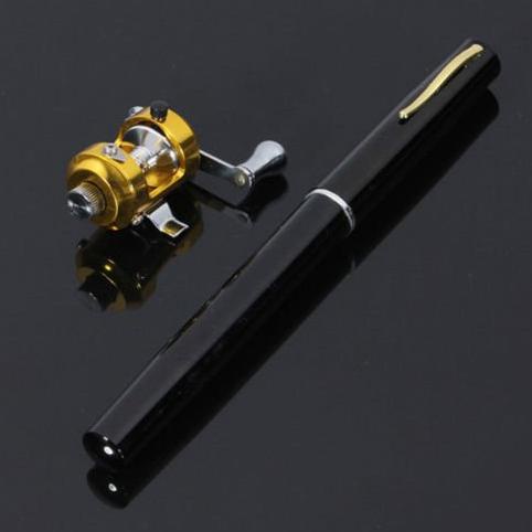Jual Pancing Joran Model Pena Mini Portable Fishing Rod Panjang 1 Meter ...