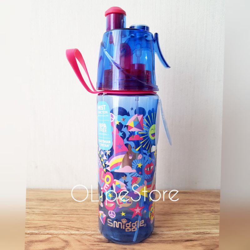 Jual SMIGGLE - Ziggy Spritz Drink Bottle Bottle Botol Minum Smiggle (B ...