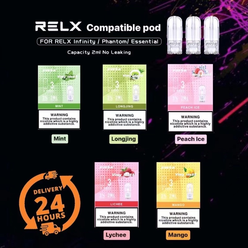 Jual [RELX COMPITABLE] FASK RASA MINT ISI 3 CATRIDGE PODS | Shopee ...