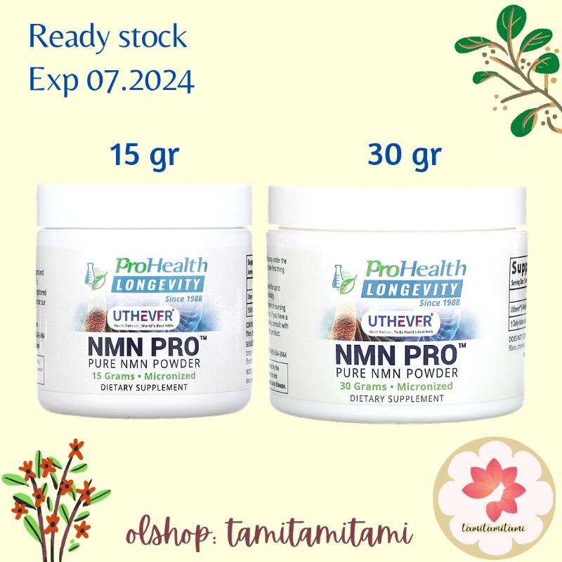 Jual Prohealth NMN Pro Pure Nicotinamide Mononucleotide Powder 15 g / 30 g | Shopee Indonesia