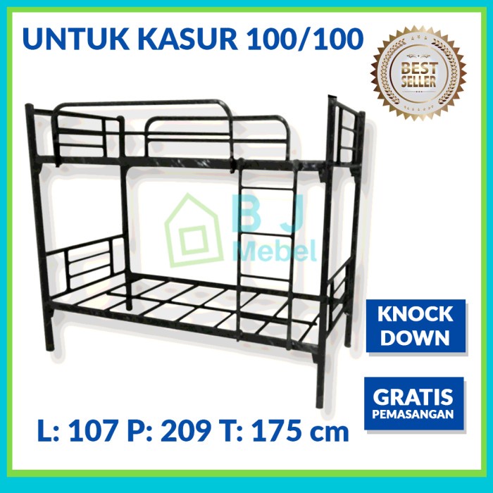 Jual Rangka Ranjang Susun / Ranjang Tingkat / Ranjang Besi Uk 100/100 ...
