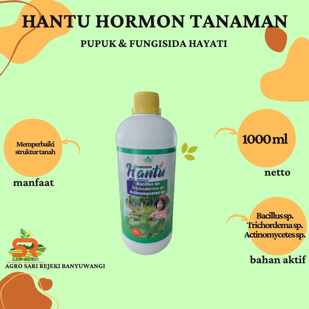 Jual PUPUK HANTU 1LITER TRICHODERMA PEMBENAH TANAH | Shopee Indonesia