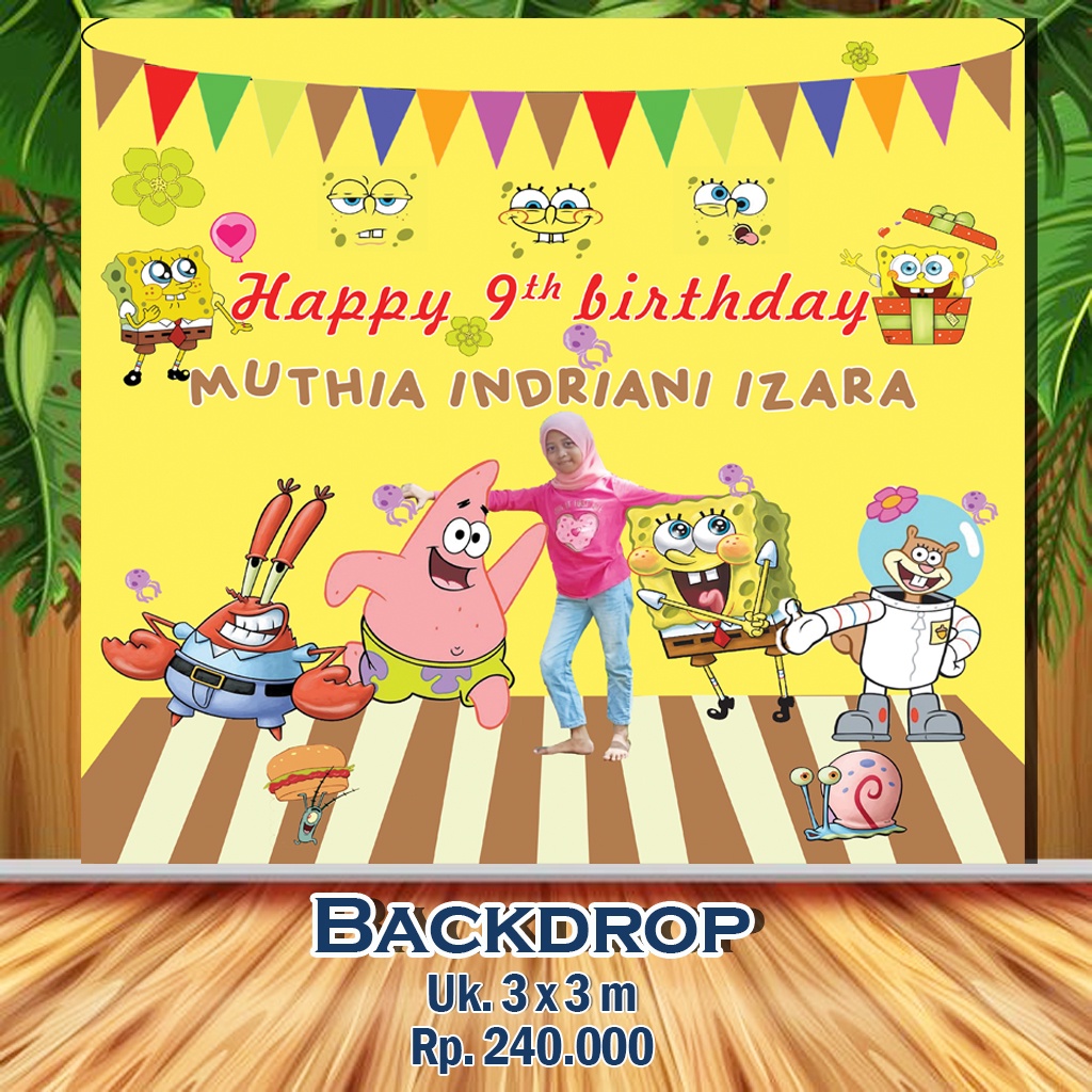Jual Backdrop Ulang Tahun Ukuran Jumbo | Shopee Indonesia