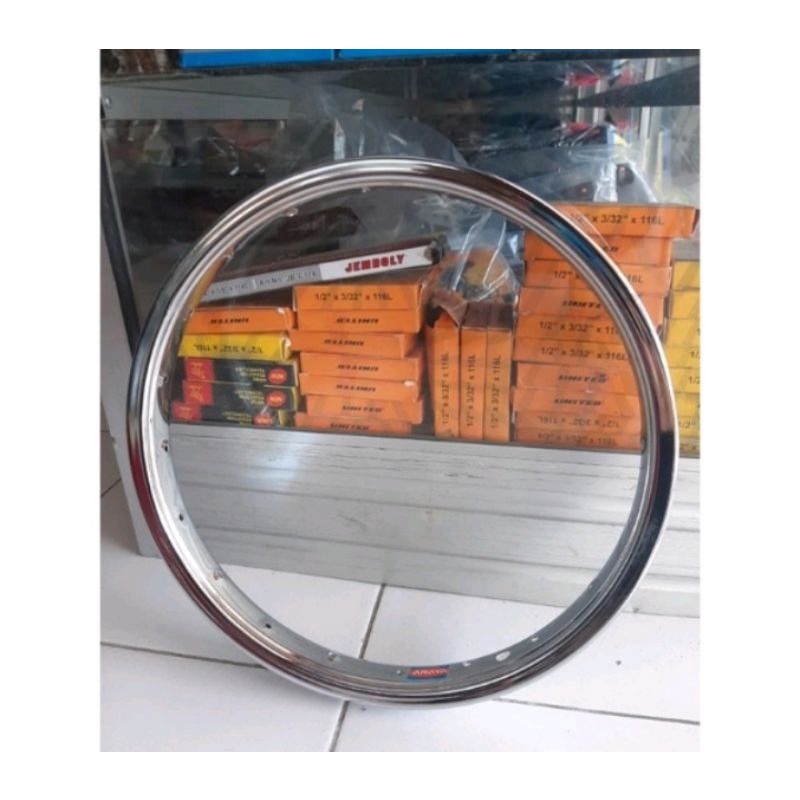 Jual Velg sepeda rims 24 x 1.75 Chrome 36H Araya(Harga 1 set) | Shopee ...