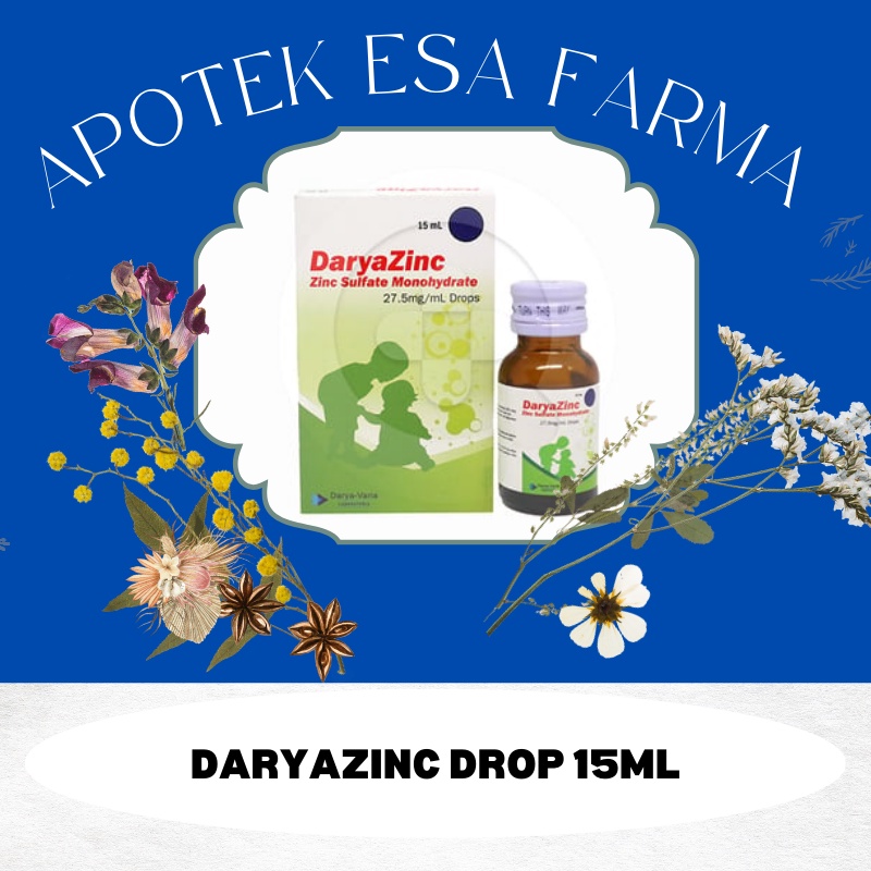 Jual DARYAZINC sirup drop 15 ml Menghentikan diare pada bayi & anak ...