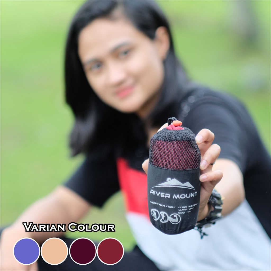 Jual Rivermount handuk ultra light travell towel handuk lipat mini ...