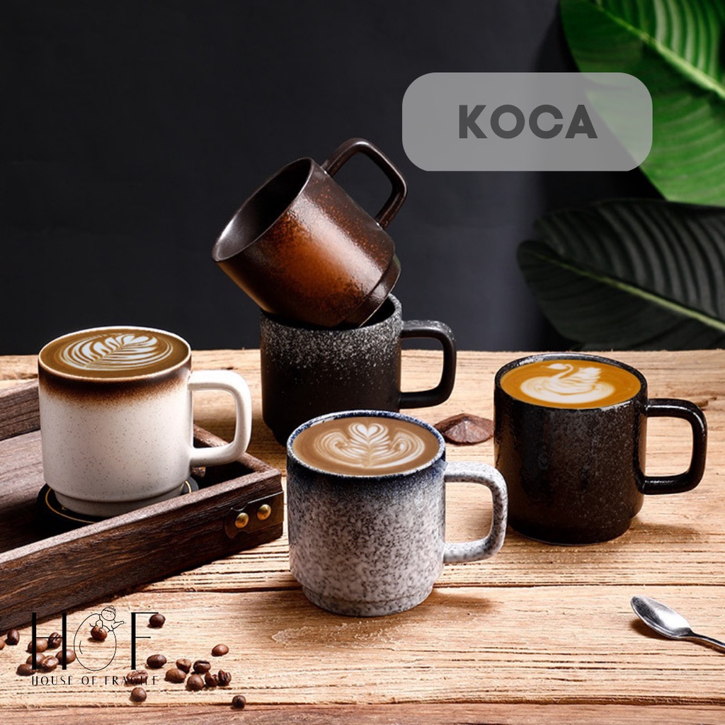 Jual [HOF] KOCA Gelas Kopi Keramik | Cangkir Mug Kafe Jepang Ceramic ...