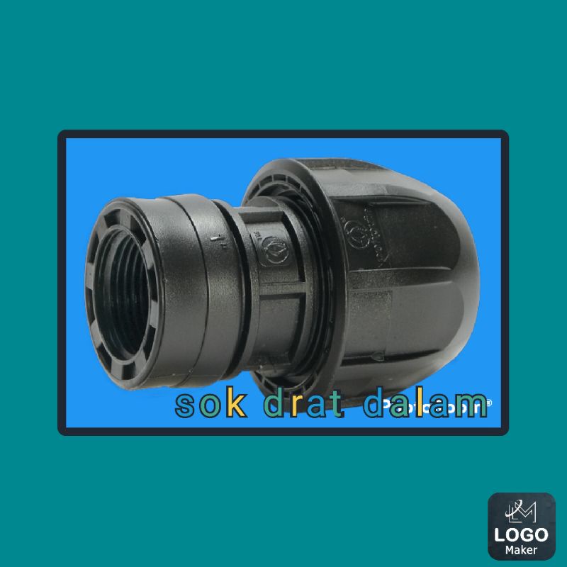 Jual sambungan fitting pipa hdpe female threaded adaptor 25mm x 3/4 inch | Shopee Indonesia