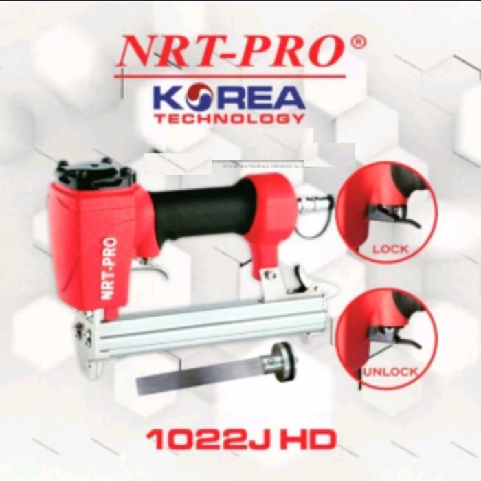 Jual staples NRT Pro 1022J / mesin paku tembak U SAFETY LOCK / Stapler ...