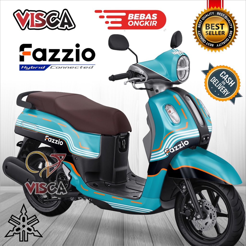 Jual Decal Yamaha Fazzio Full Body Stiker Fazzio Variasi Full Body ...