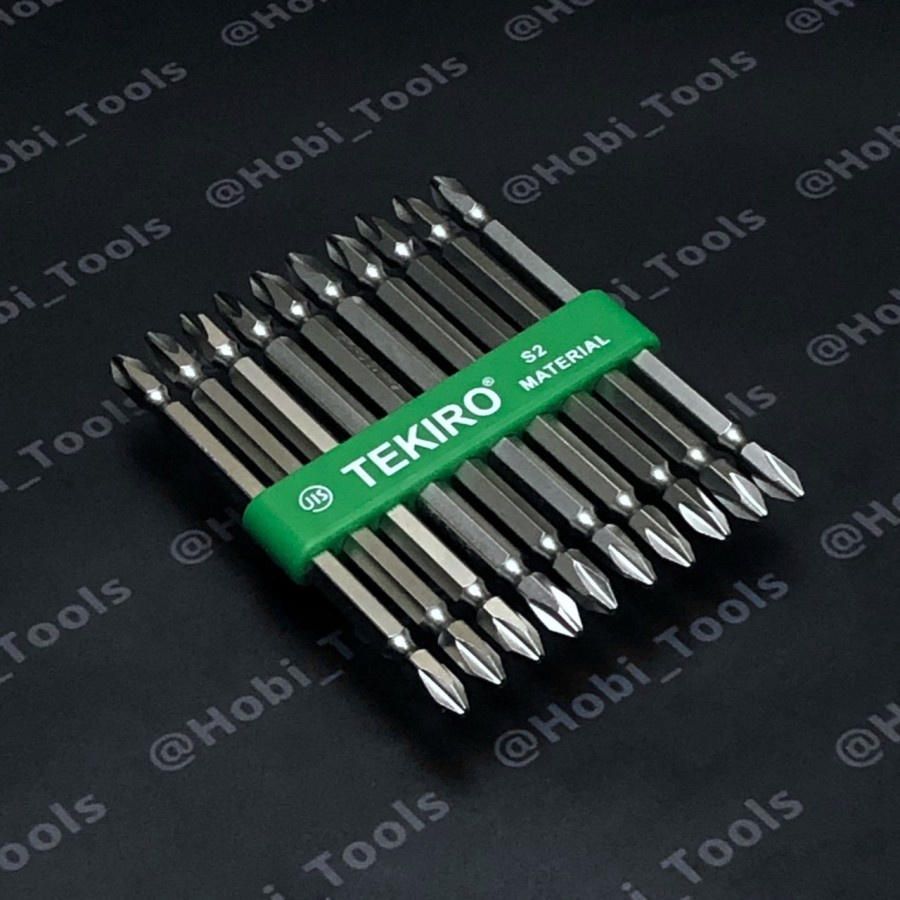 Jual MATA OBENG ANGIN PANJANG PH2 X 110 MM TEKIRO / DOUBLE ENDED BIT ...