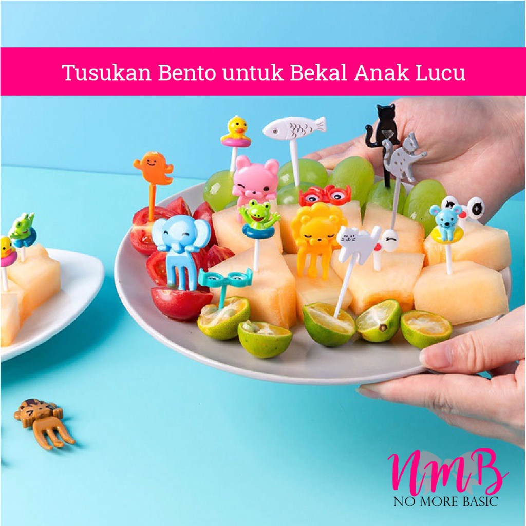 Jual Tusukan Bento Untuk Bekal Anak Lucu Bento Stick Untuk Bekal Makan ...