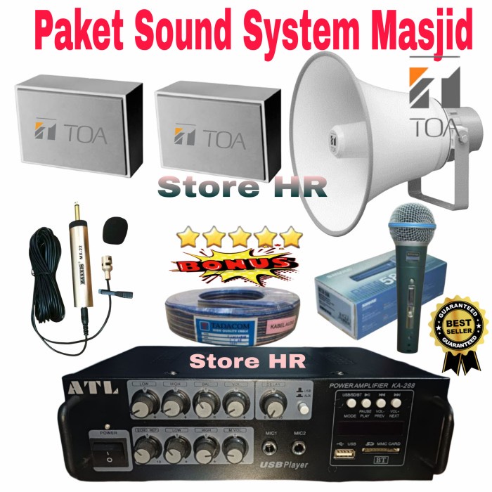 Jual Paket Sound Toa Masjid Mushola Speaker Toa #Original | Shopee ...