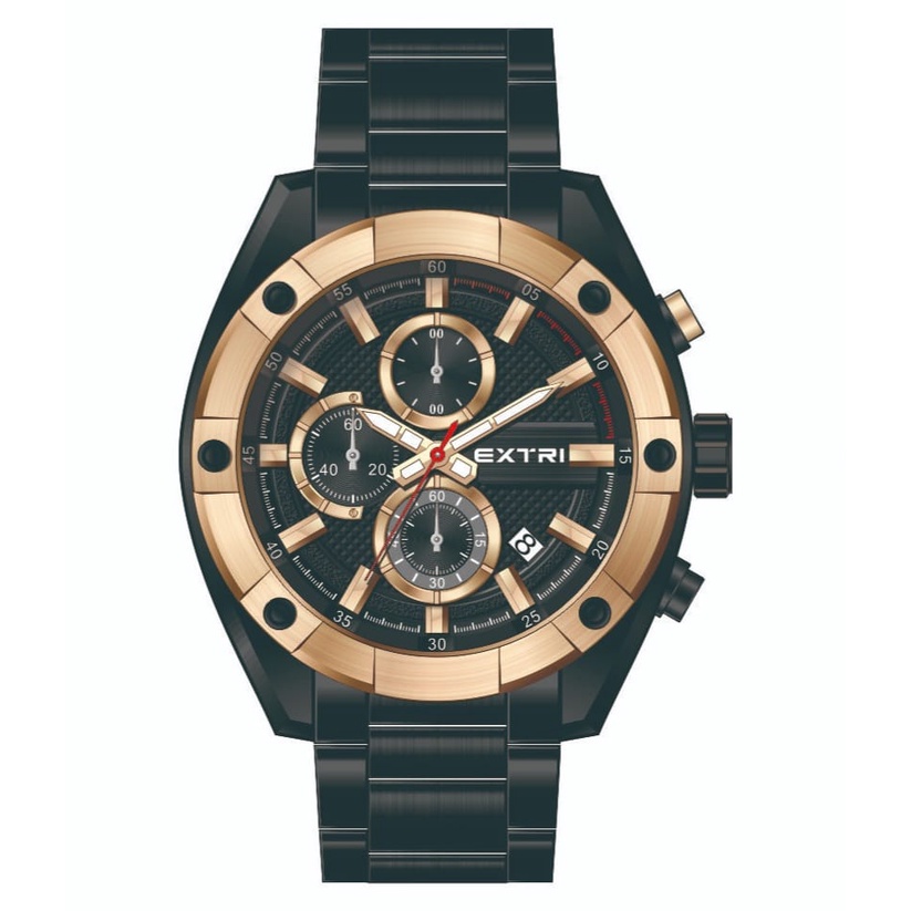 Jual Extri Watch Original X6060 Chronograph Bergaransi 1 Tahun | Shopee Indonesia