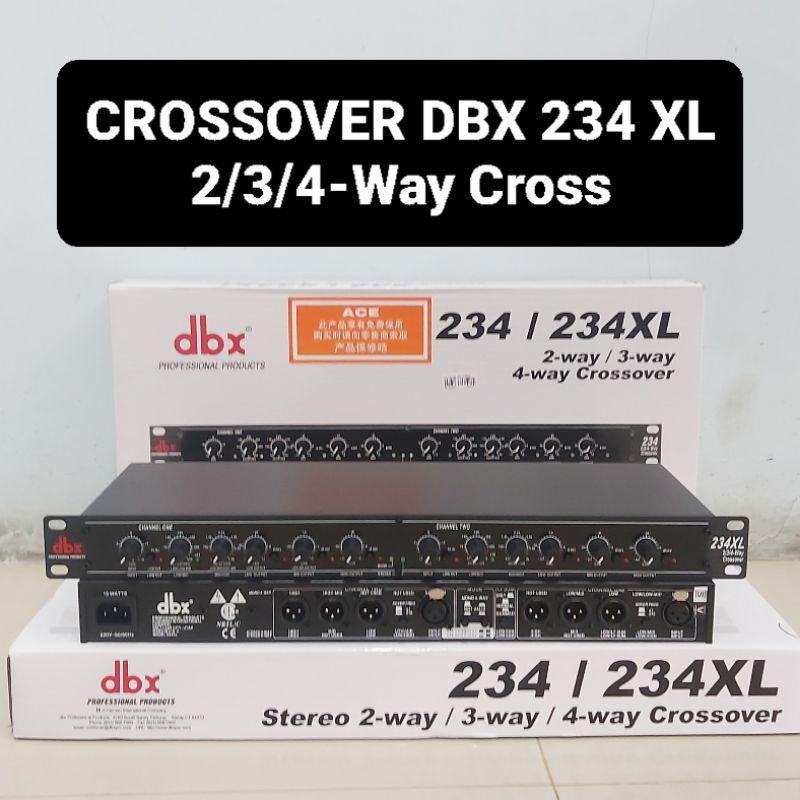 Jual DBX Crossover Model 234 XL 2 3 4 Way Cross over 234XL | Shopee Indonesia