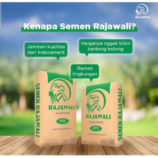 Jual Semen Rajawali 40kg Indocement Tigaroda/ Semen Hitam Rajawali PCC ...