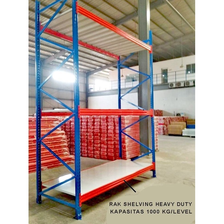 Jual Rak Besi Gudang Heavy Duty Shelving Type Dc-70 Kapasitas 1000Kg ...