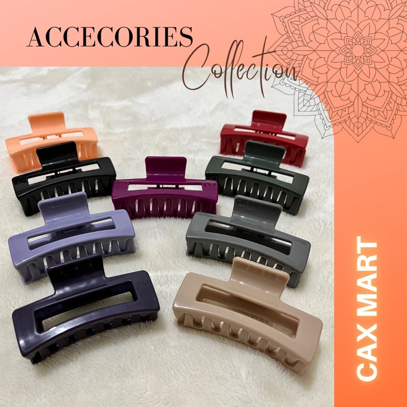 Jual ACC Jepit Rambut Korea Model Kotak / Persegi | Shopee Indonesia