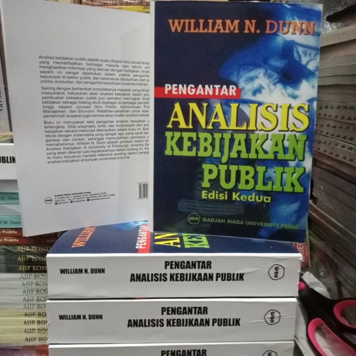 Jual Buku Pengantar Analisis Kebijakan Publik William N.Dunn | Shopee Indonesia