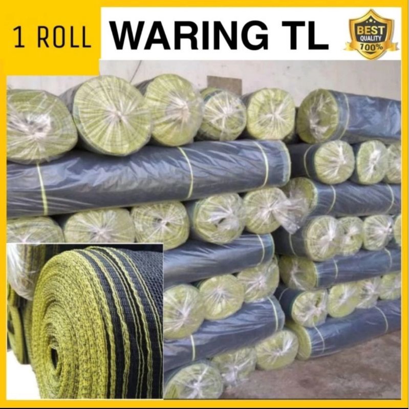 Jual Waring 1 Roll 100 Meter Jaring Waring Pagar Ayam Waring Tanaman ...