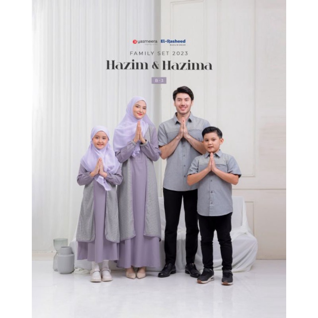 Jual Sarimbit Hazim Hazima/Sarimbit Yasmeera 2023 (Mom & Girl) | Shopee ...