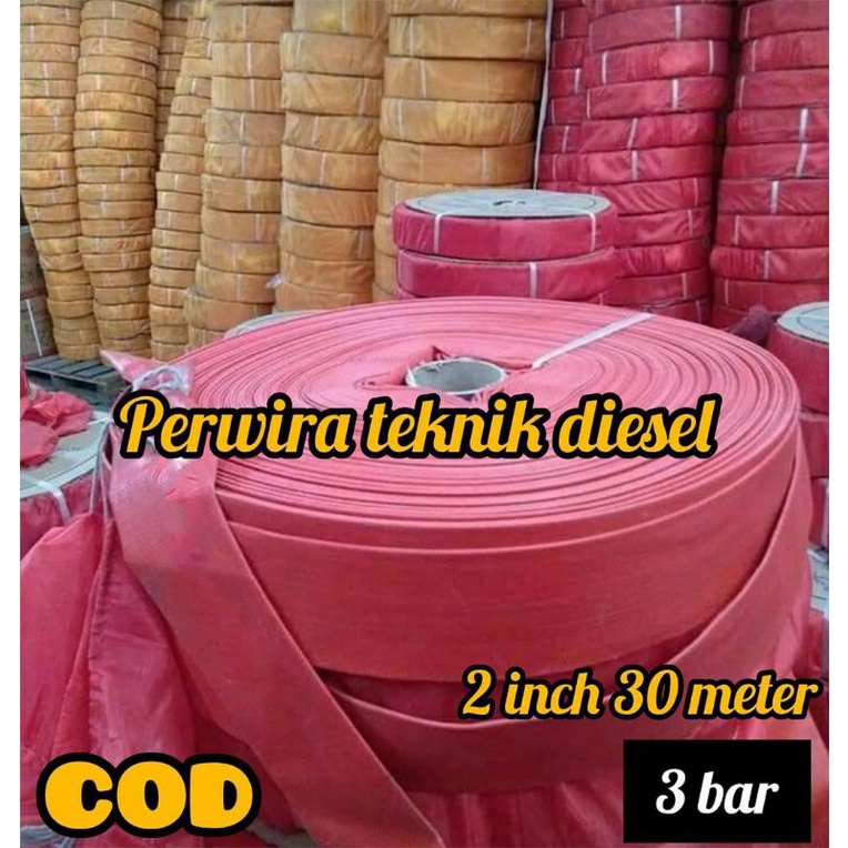 Jual selang mesin pompa air 2 inch 30m / selang alkon 2 inch 30m ...