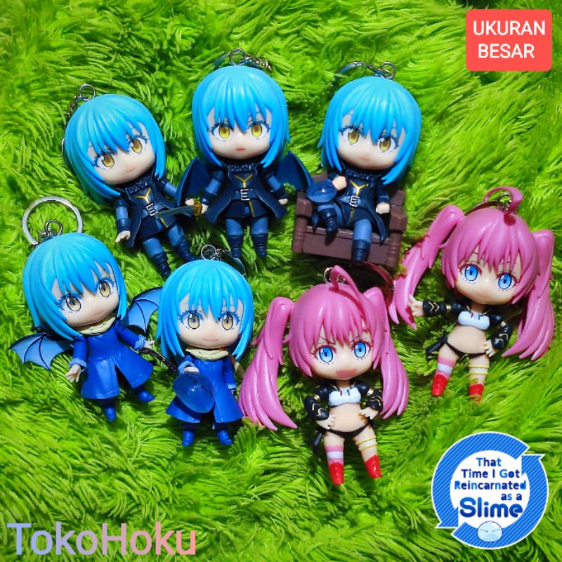 Jual Gantungan Kunci Rimuru Tempest Tensei Shitara Slime Action Figure ...
