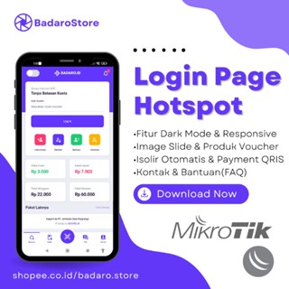 Jual Template Login Page Hotspot Mikrotik Support Mikhmon | Shopee Indonesia
