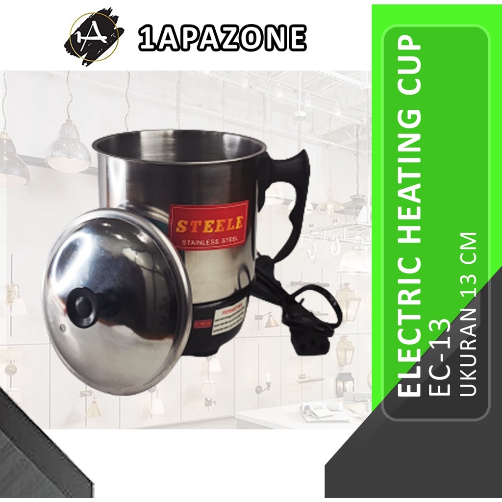 Jual ELECTRIC HEATING CUP/MUG LISTRIK/TEKO PEMANAS AIR 13CM EC-13 ...