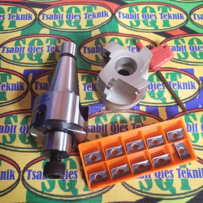 Jual Mesin Facemill 50Mm Set Arbor Nt30 Fmb22 Holder Facemil Set Insert Apmt16 | Shopee Indonesia