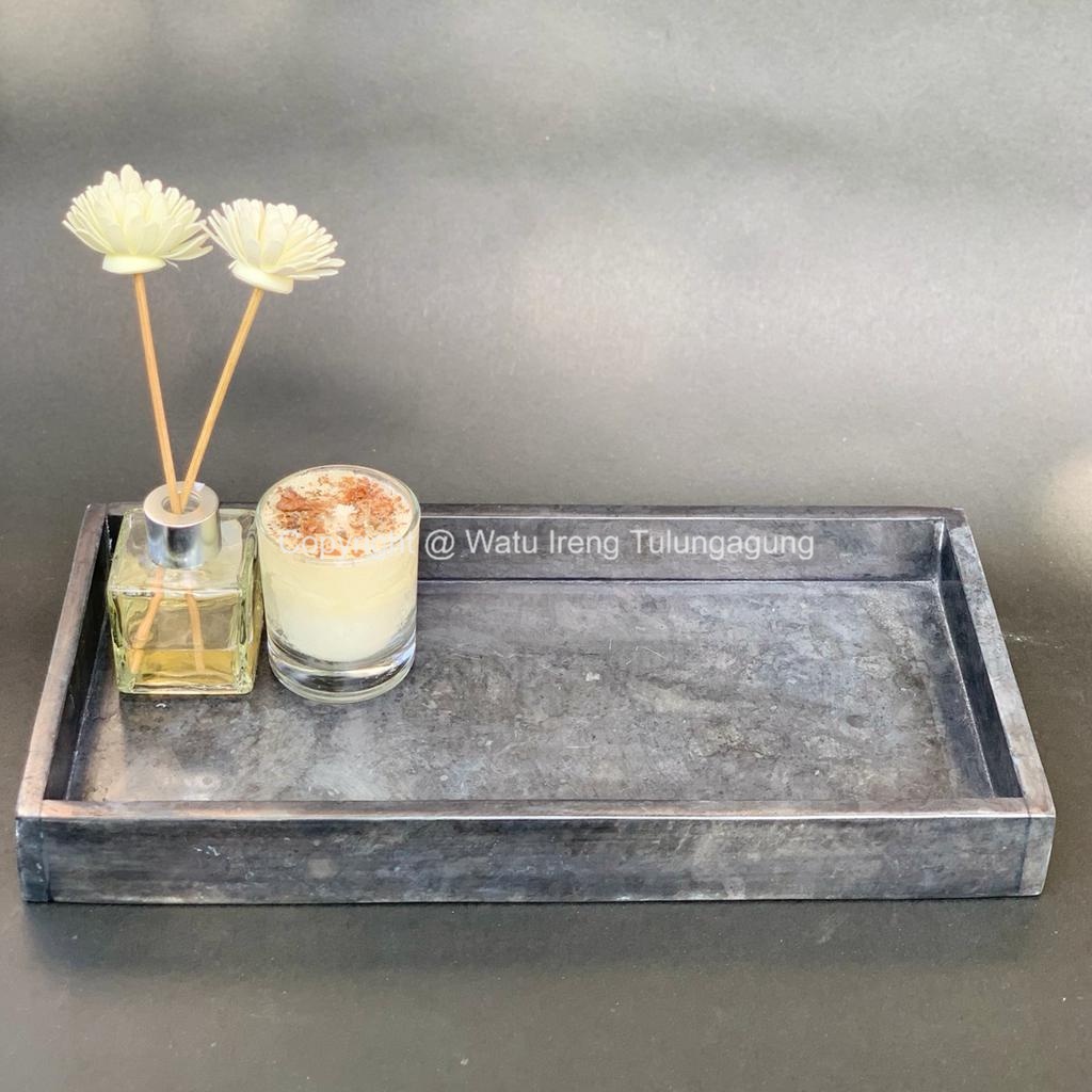 Jual TRAY MARMER PERSEGI 32x16x4 cm HANDCRAFT Black MARBLE TRAY SQUARE ...