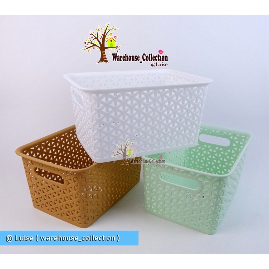 Jual KERANJANG ANYAM / STORAGE BOX/ BOX SERBAGUNA/ KERANJANG SERBAGUNA ...