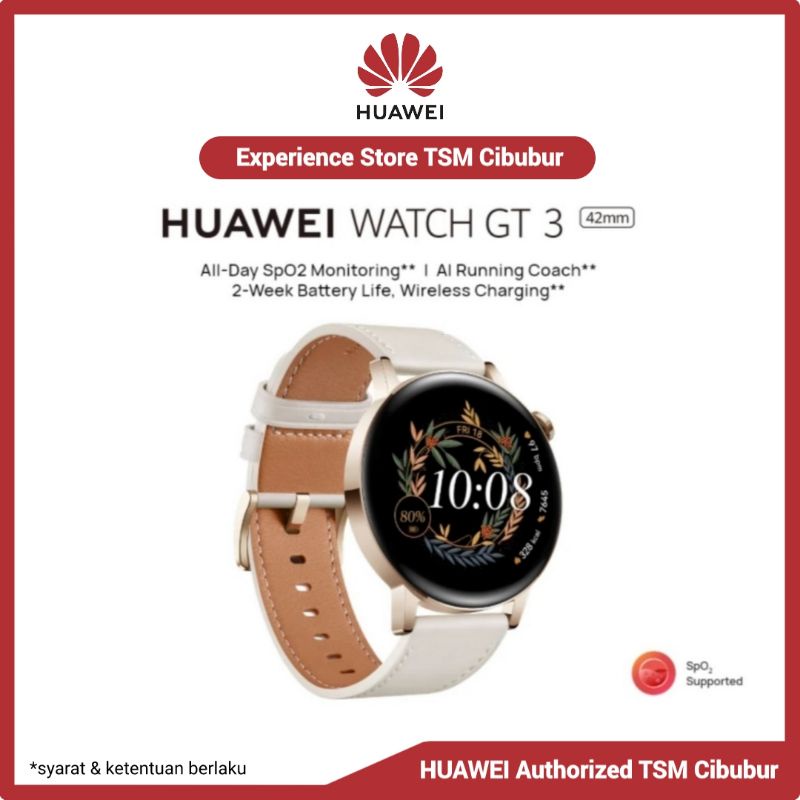 Jual HUAWEI Watch GT3 42mm Smartwatch | Shopee Indonesia