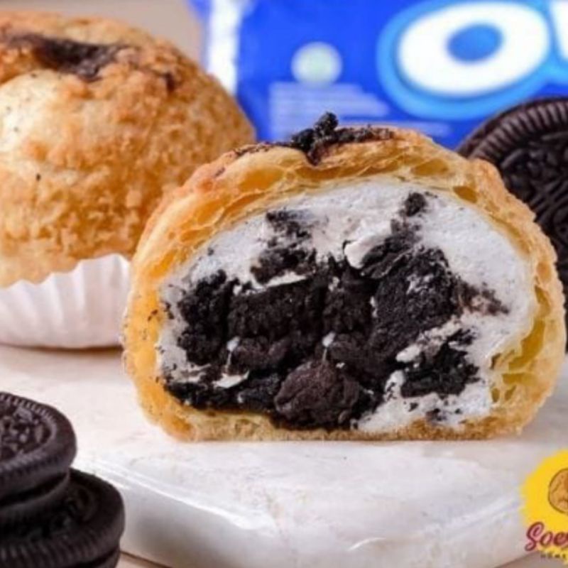 Jual KUE SUS SOES DELIZ CHOUX COOKIES N' CREAM/OREO ISI 5 PCS | Shopee ...
