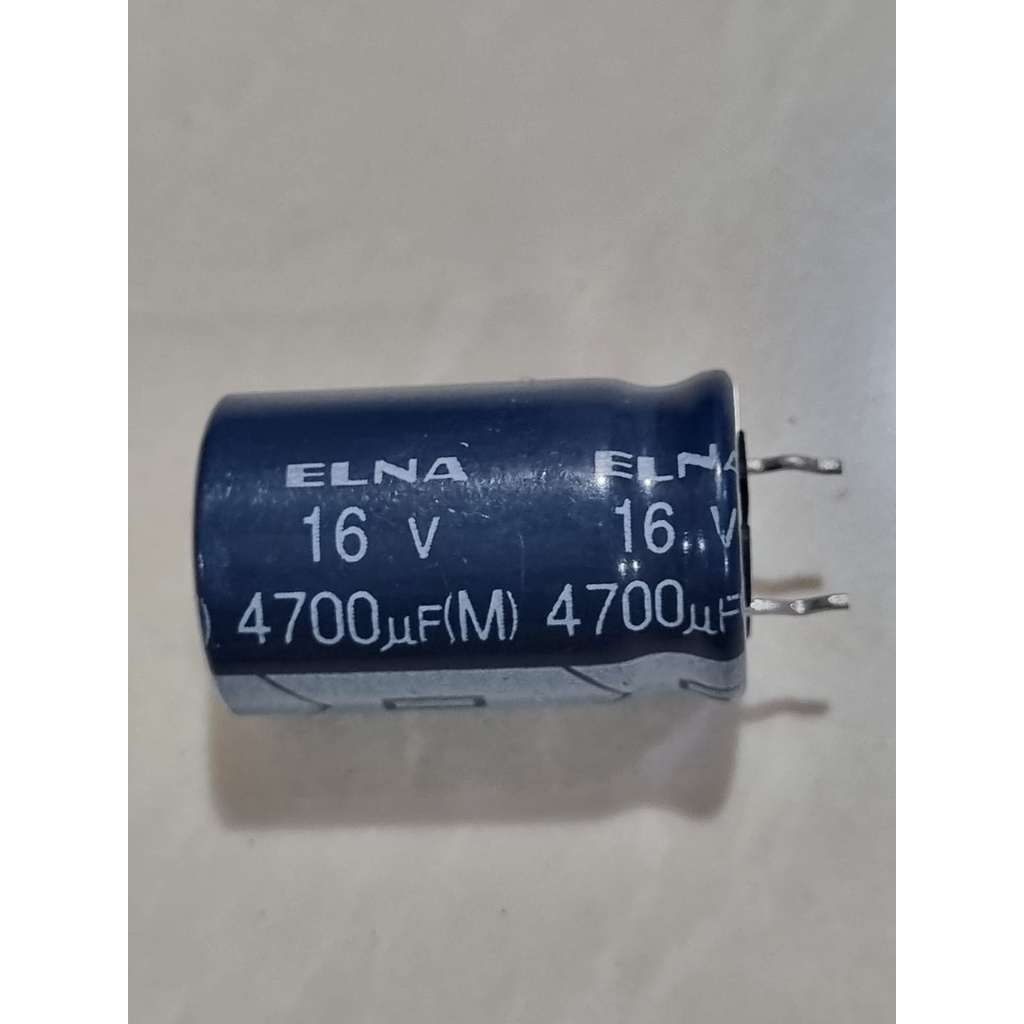 Jual Kapasitor Capacitor ELCO 4700uf 16v / 4700 uf 16 v / 4700uf/16v ...