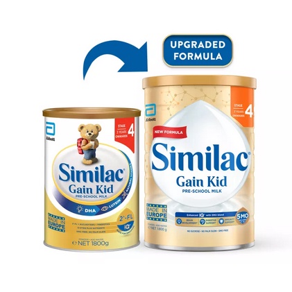 Jual Abbott Similac Gain Kid Pre-School Milk Formula Stage Step 4 1.8Kg ...