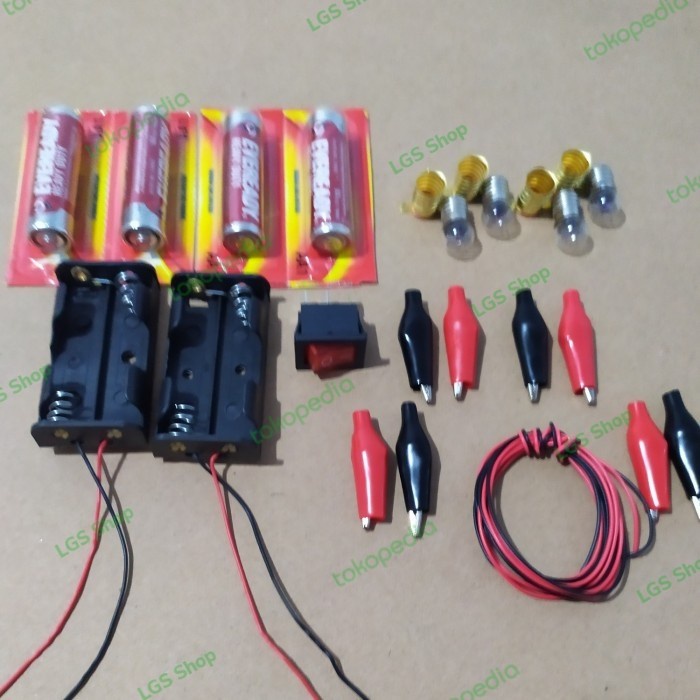 Jual Didik Rangkaian Listrik Praktek Ipa Sd/Paket Rangkaian Listrik ...